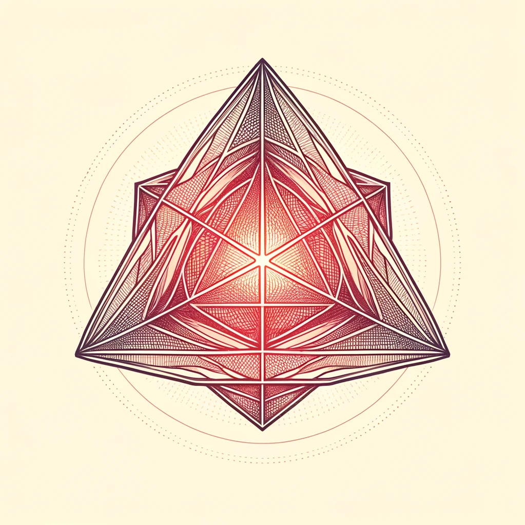 Red Power: Geometry of the Tetrahedron - New Lightwave