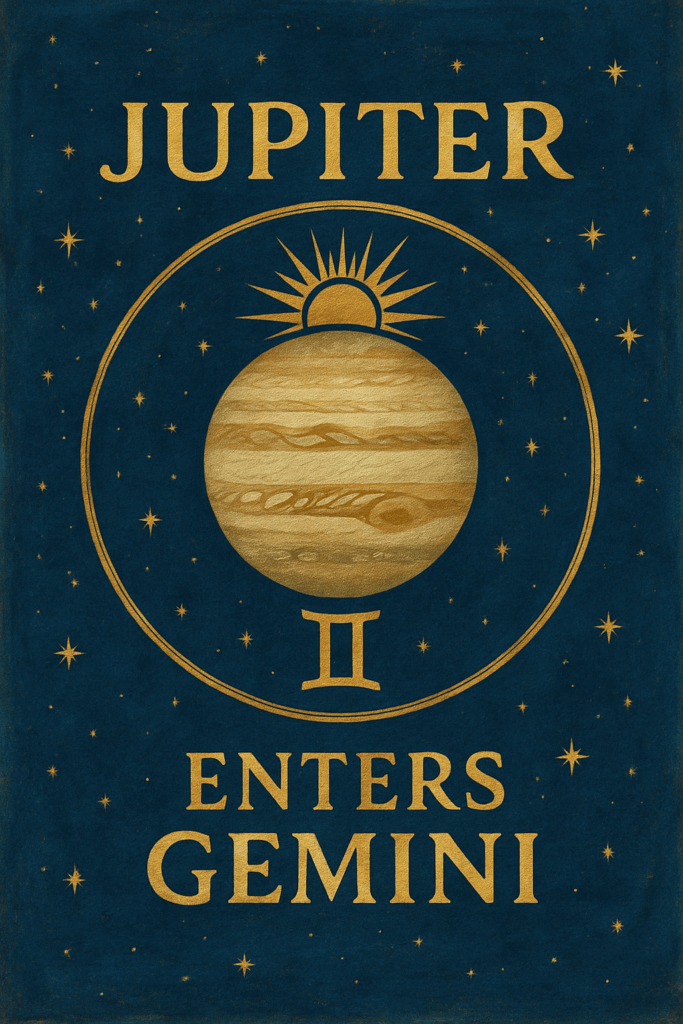 Jupiter Enters Gemini – The Gateway to Wisdom and Connection - New ...